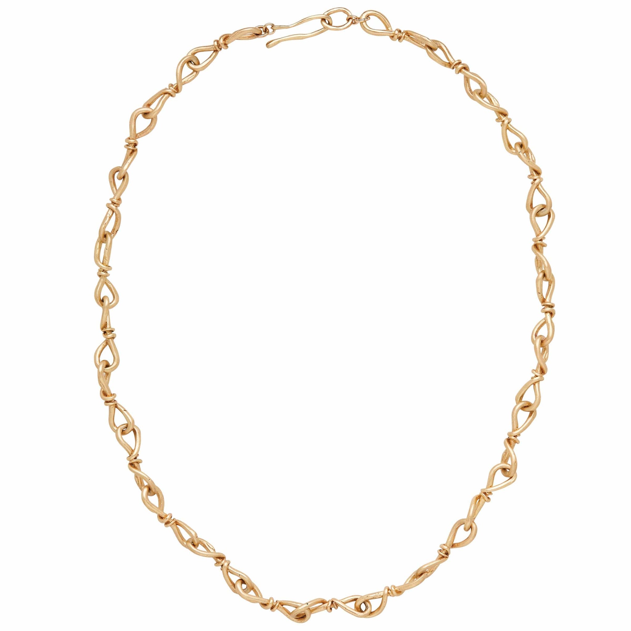 KNOT BRONZE LINK CHAIN NECKLACE – Julie Cohn Design