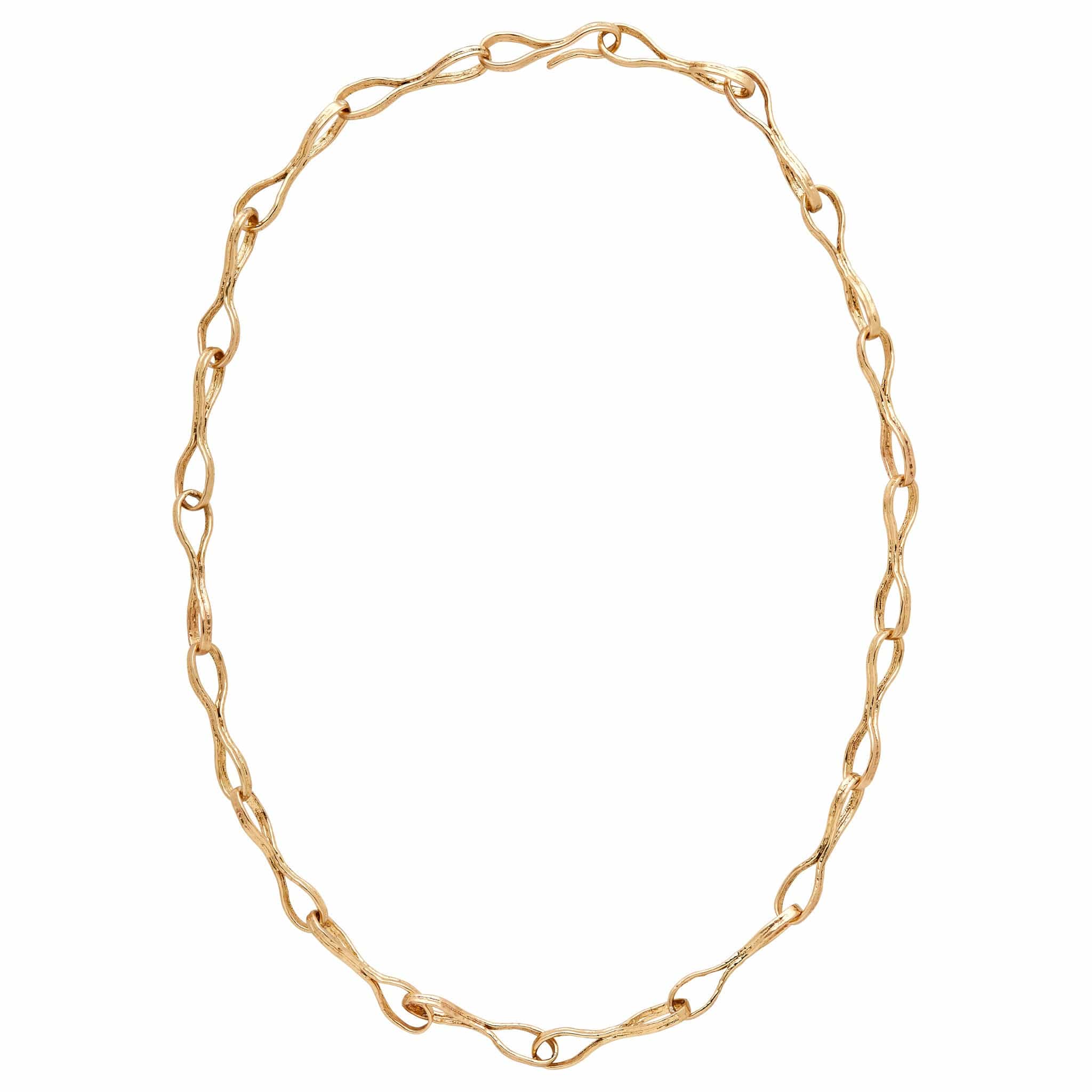 RIBBON BRONZE LINK CHAIN NECKLACE – Julie Cohn Design