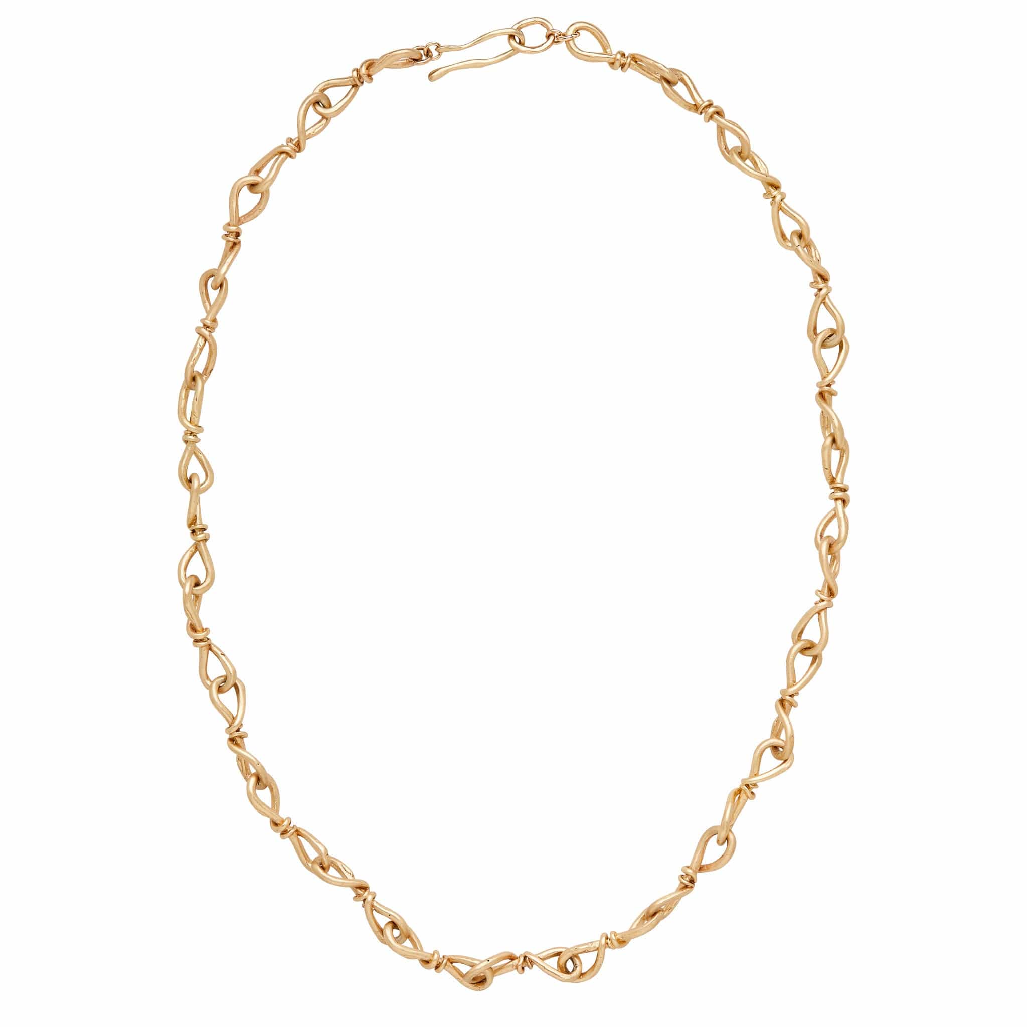 KNOT BRONZE LINK CHAIN NECKLACE – Julie Cohn Design