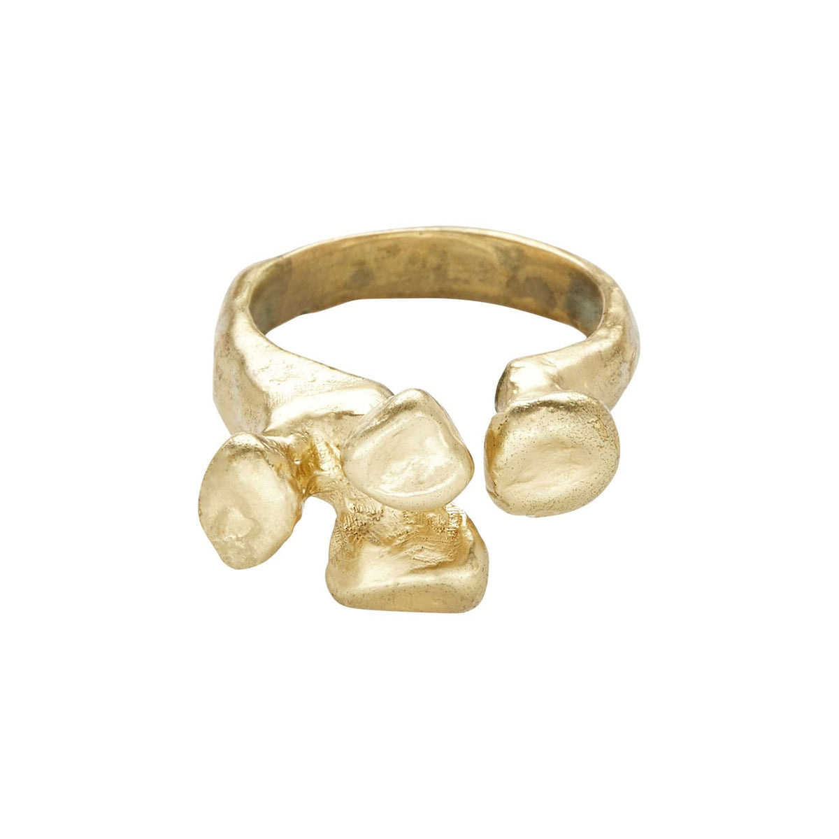 BRUTALIST BRONZE ADJUSTABLE RING – Julie Cohn Design