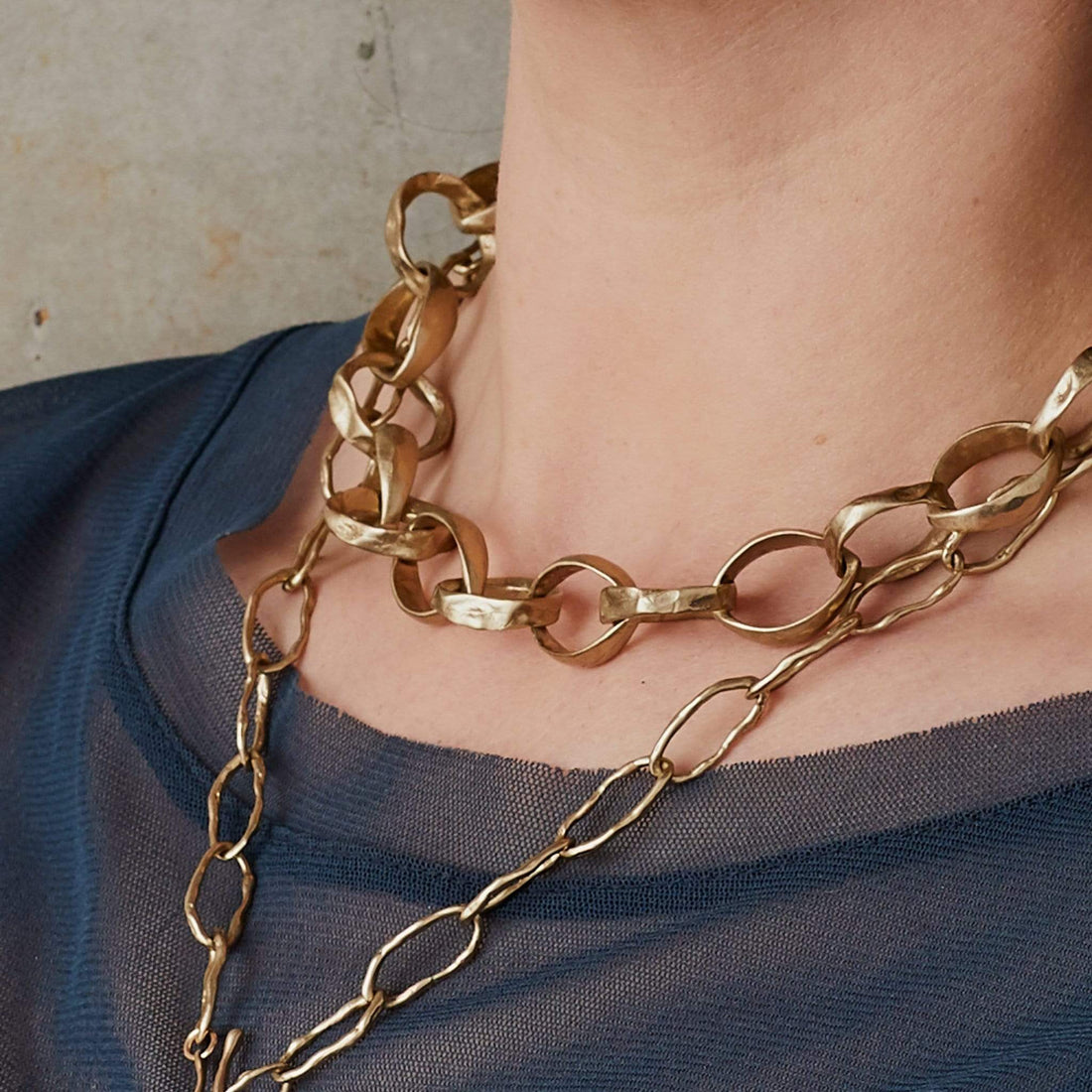 ROMAN BRONZE CHAIN NECKLACE – Julie Cohn Design
